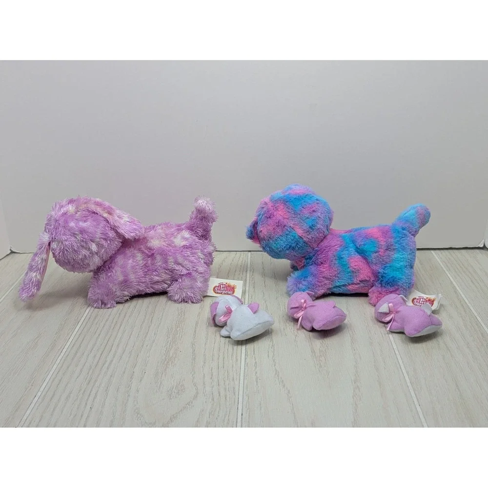Just Play | Toys | Petite Pet Surprise Plush Lot 5pc Small Purple Pink ...